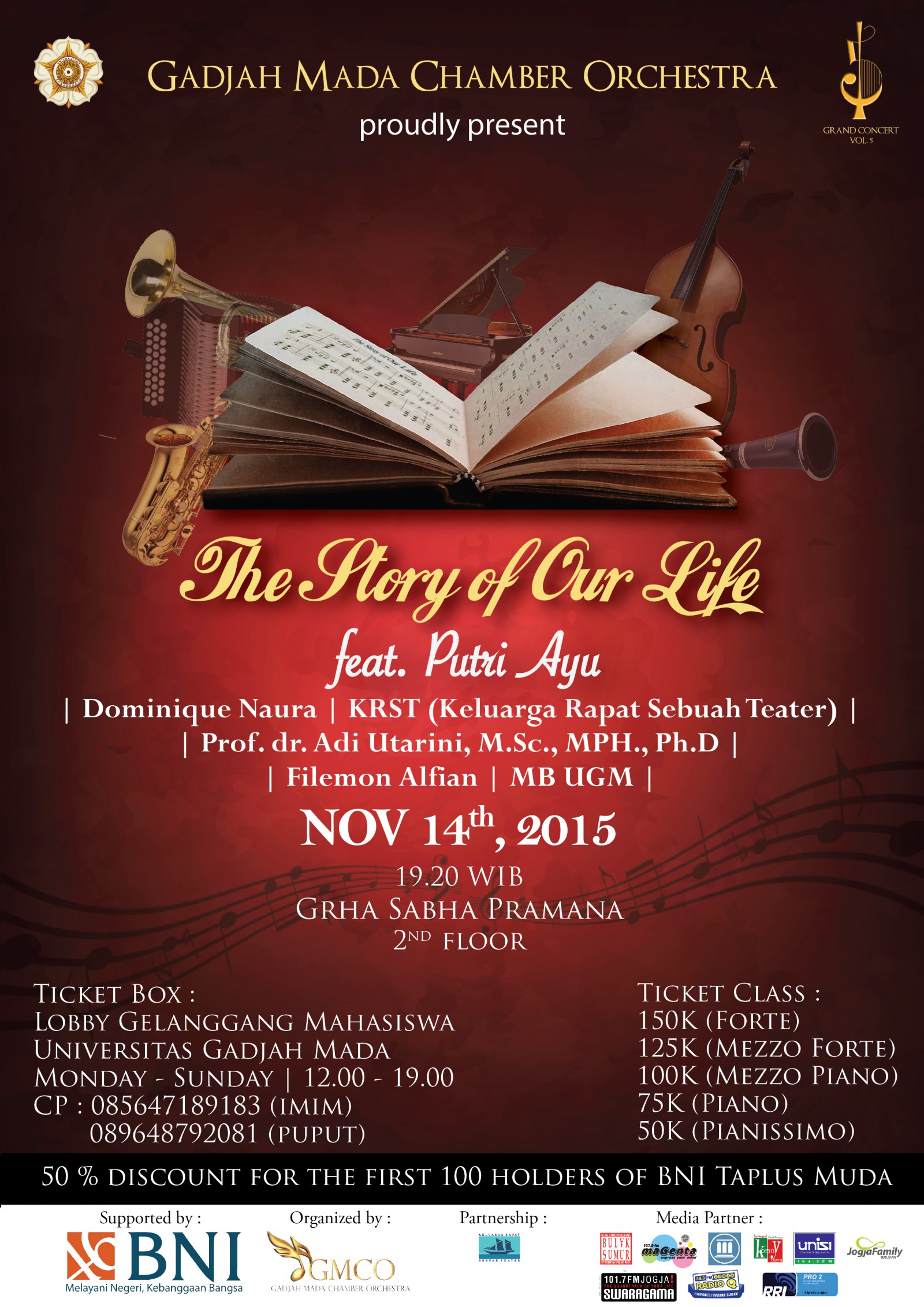 GMCO Grand Concert Vol. 5: The Story of Our Life | Balairungpress