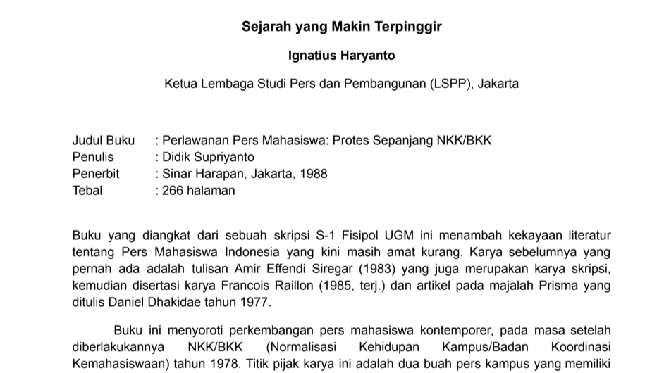 Suplemen | Balairungpress